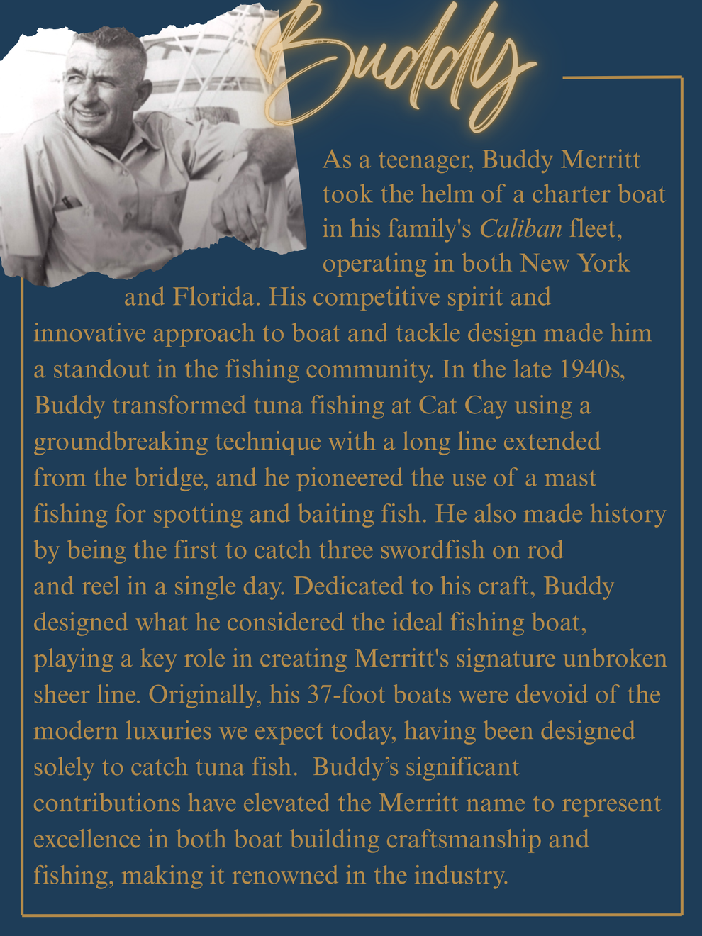 Buddy Classic Outline Long Sleeve T-Shirt – Merritt's Ship Store